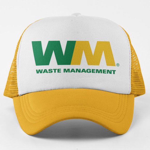 Accessories | New Waste Management Wm Foam Trucker Mesh Snapback Hat ...